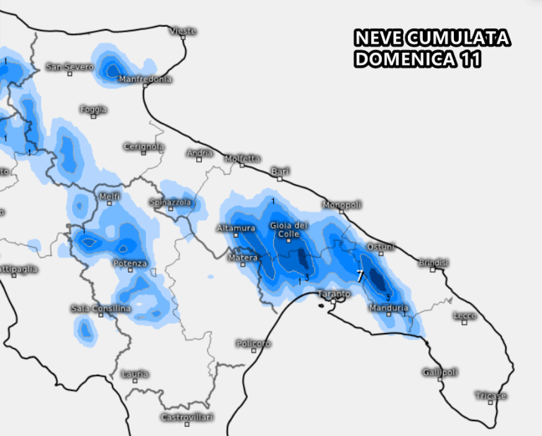 Weekend con sferzata gelida su alcune regioni, ecco la neve - MeteoLive.it
